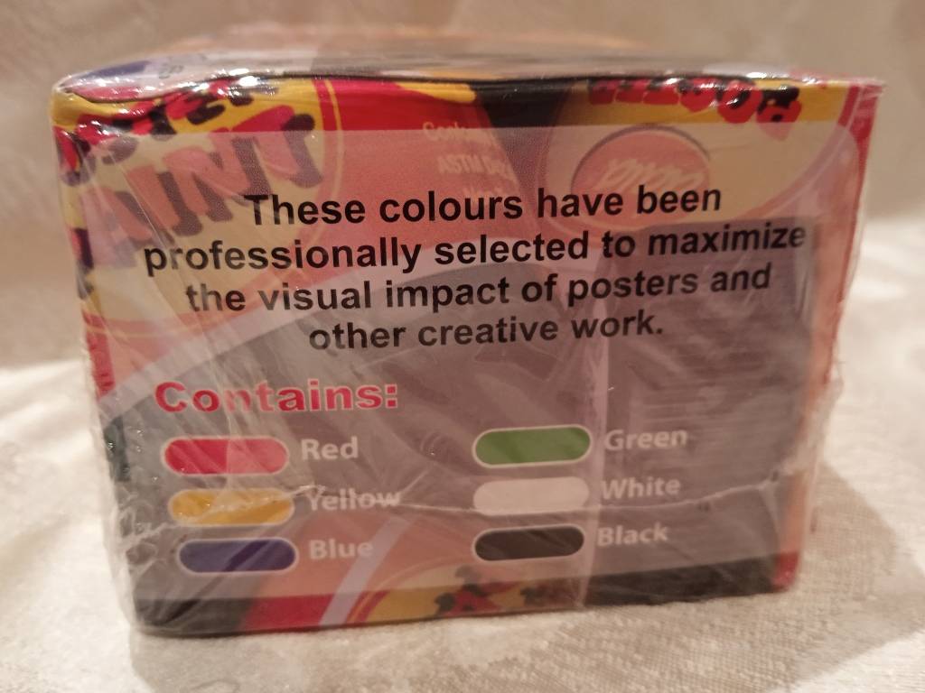 Paint & Paint Sets - DALA POSTER PAINT KIT 6 TUBS 50ml for sale in ...