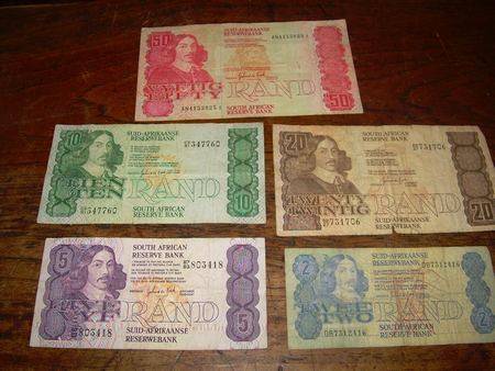 Other South African Bank Notes - OLD SA NOTES was sold for R150.00 on ...