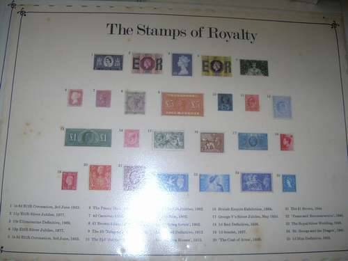Other Accessories - The Stamps of Royalty ( A valuable collection of 24 ...