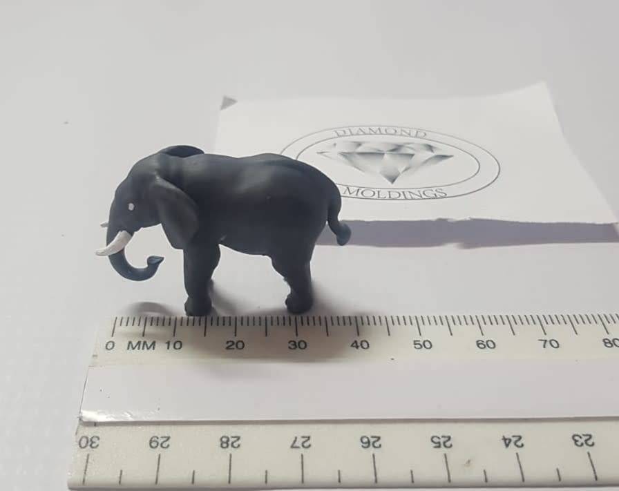 Figures & Animals - Model Trains 1:87 HO - Animals - Elephant Cow for ...
