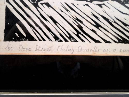 Limited Editioned Prints - Marjorie Werbeloff - Malay quarter - A ...