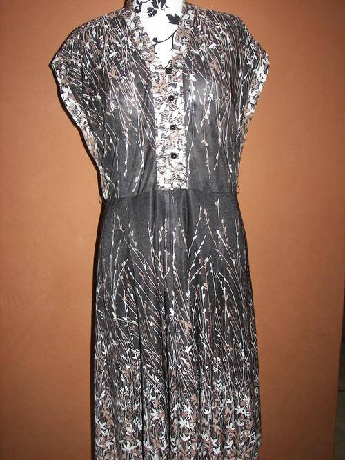 Vintage Clothing - VINTAGE" RUTH REED" RUSTIC NATURAL DRESS SIZE 36-38 ...
