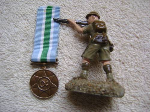 SADF & SANDF - SADF UNITAS MINI MEDAL AND A FULL - KIT BORDER WAR LEAD ...