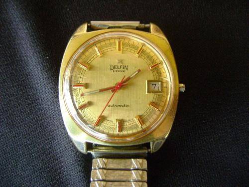 Rare & Collectable Watches - VINTAGE GOLD PLATED DELFIN EDOX SWISS ...