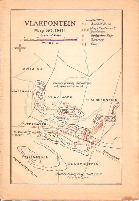 Maps - Anglo-Boer War Map, Vlakfontein May 30, 1901 was sold for R240 ...