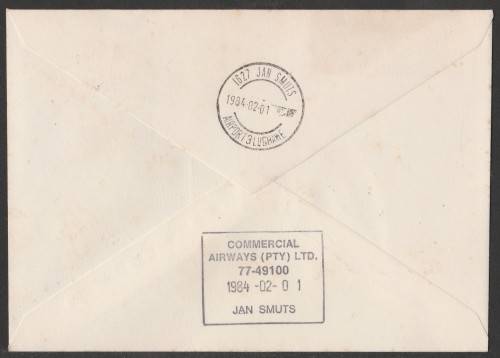 Republic of South Africa - AVIATION 1984 KEMPAIR FLIGHT COVER #1.55 ...