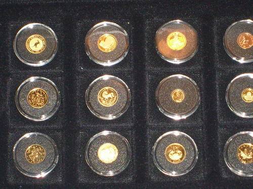 Gold & Bullion Coins - THE SMALLEST GOLD COINS OF THE WORLD COLLECTION ...