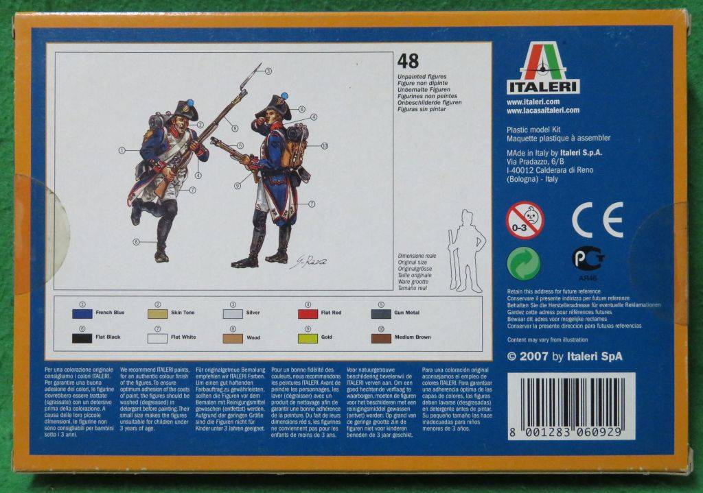 Figures & Animals - **Italeri**Model kit**French Infantry 1798-1805 ...