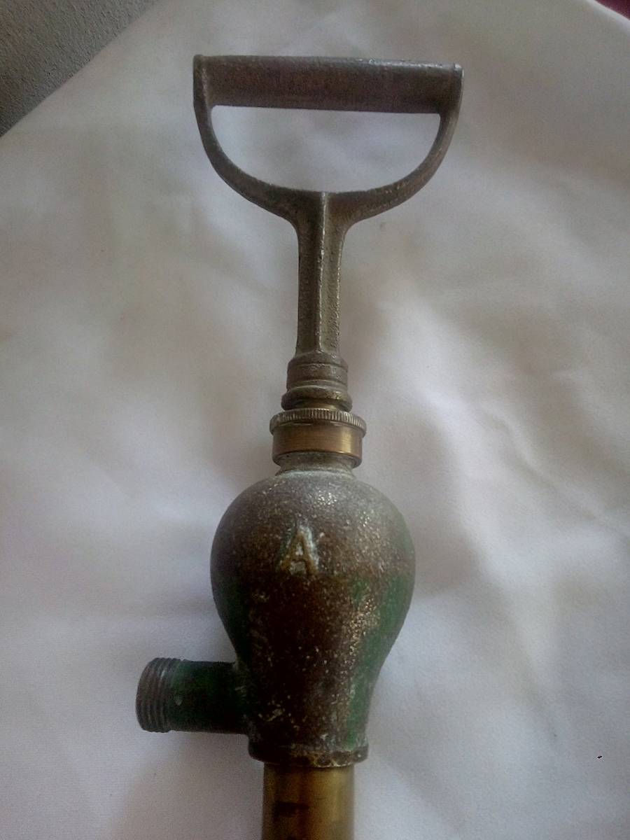 Brass - Antique REGA Brass & Copper Hand Paraffin Pump was sold for ...