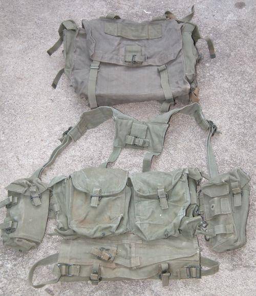 Kit - RHODESIAN WEBBING WITH RUCKSACK was sold for R1,380.00 on 7 Sep ...