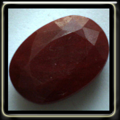 Rubies - Huge Natural 21.41ct Pigeon Scarlet Red Oval Opaque Ruby was ...