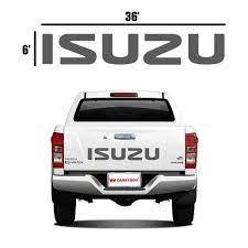 Decals - Isuzu Tailgate Loadbay Sticker - Matte Black was sold for R100 ...