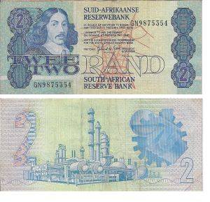 Africa - GERHARD DE KOCK SOUTH AFRICAN R2 BANK NOTE was sold for 15.00 ...