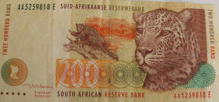 Other South African Bank Notes - SOUTH-AFRICAN R200.00 NOTE (OF THE ...