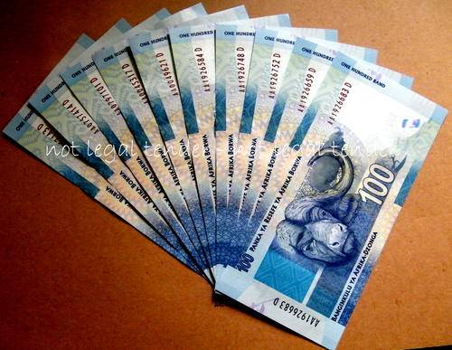 Gill Marcus - Mandela " AA 00 prefix" brand new crisp R100 notes @ Low ...