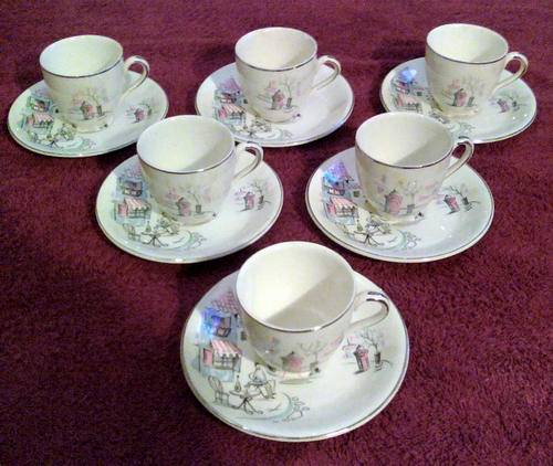 English Porcelain - 6 piece Alfred Meakin Tea Set was sold for R195.00 ...