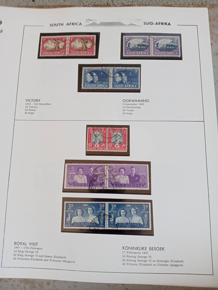 Union of South Africa - UNION/ RSA PRE-PRINTED ALBUM-MOST OF THE SPACES ...