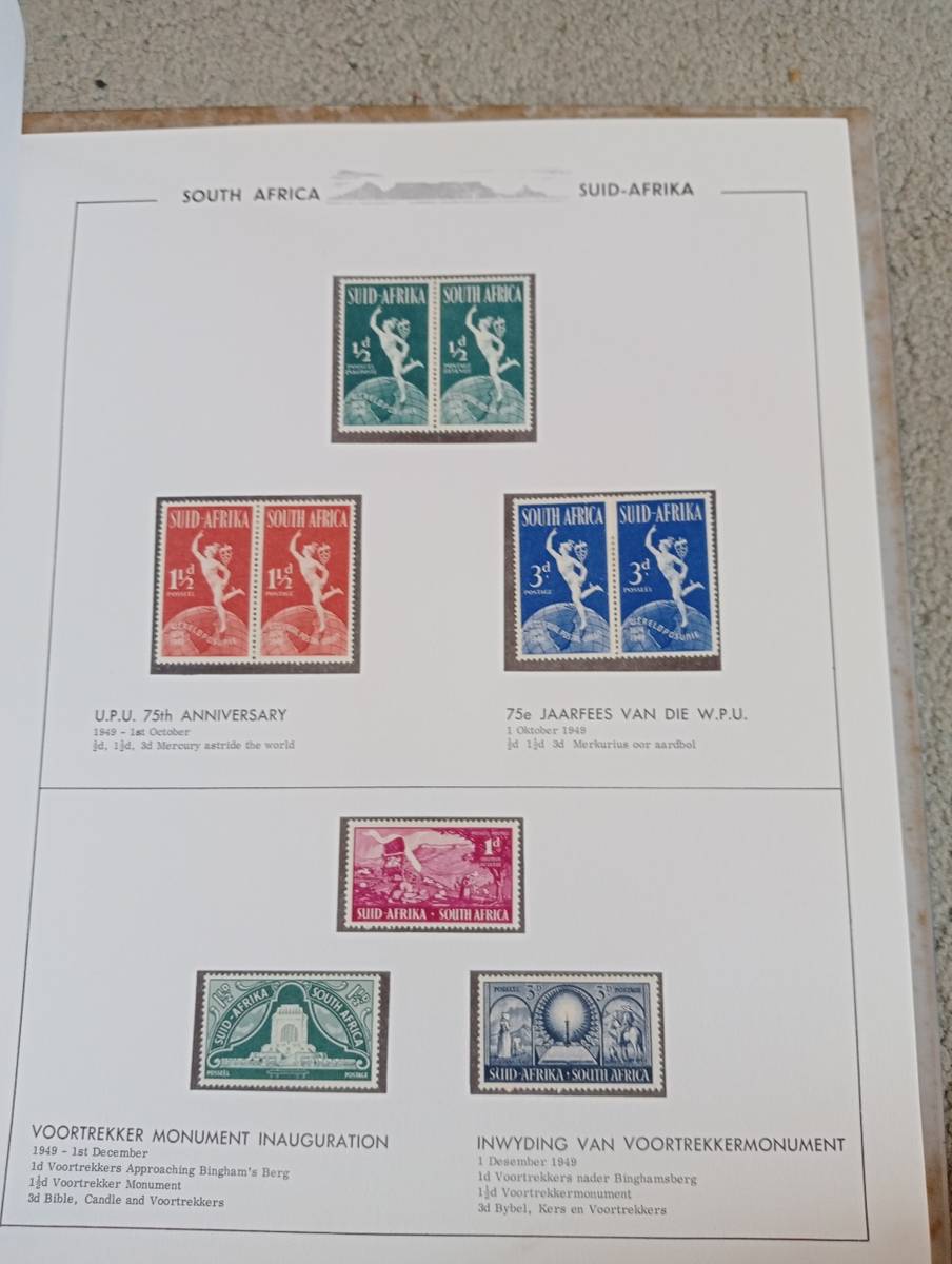 Union of South Africa - UNION/ RSA PRE-PRINTED ALBUM-MOST OF THE SPACES ...