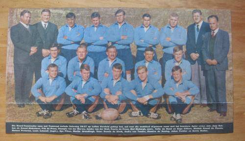 Rugby - Picture of the Northern Transvaal rugby team who played agains ...