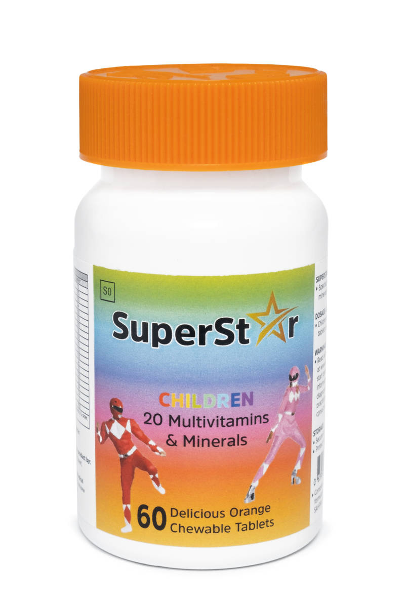Vitamins and Amino Acids - SuperStar Children`s Multivitamin & Mineral ...