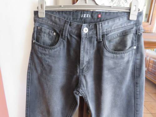 Jeans - Handsome mens black denim jeans by UZZI in size 30.Straight ...