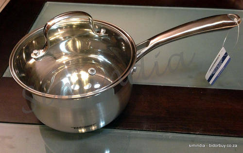 Pots - Introducing KAISERHOFF - 2 L Belly Shape Sauce Pan with Glass ...