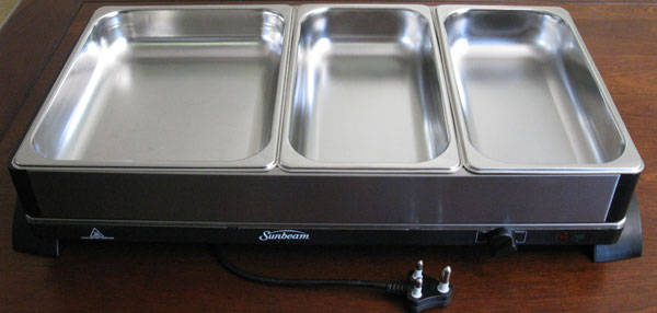 Dinnerware & Serving Dishes - SUNBEAM BUFFET SERVER / HOT TRAY ~ USED ...