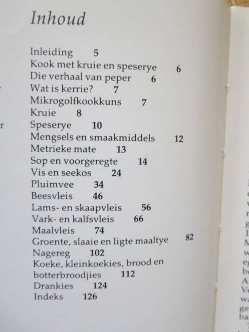 Cooking, Food & Wine - DIE SUID-AFRIKAANSE KRUIE en SPESERY-KOOKBOEK ...