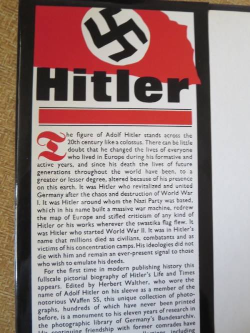 History & Politics - HITLER Edited by Herbert Walther for sale in ...