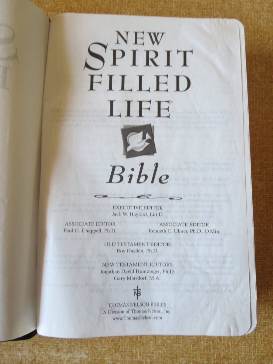 Philosophy, Religion & Spirituality - NEW SPIRIT FILLED LIFE BIBLE ...