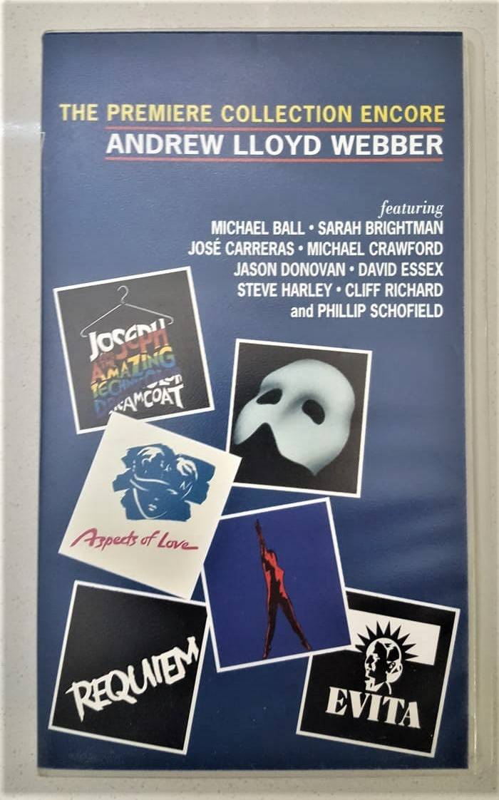 Soundtracks & Musicals - Andrew Lloyd Webber - The Premiere Collection Encore - VHS Tape (1992 ...