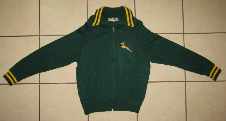 Sporting Memorabilia - Old Springbok Rugby Tracksuit Jacket was sold ...