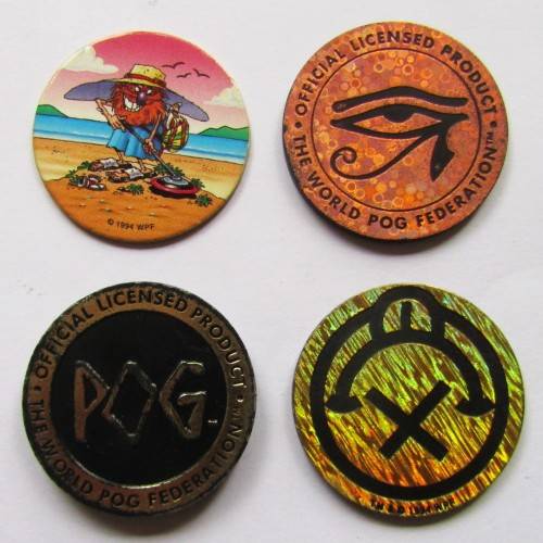 Other Collectable Toys - Lot of 4 POG Tazo Slammers from 1994 was sold ...