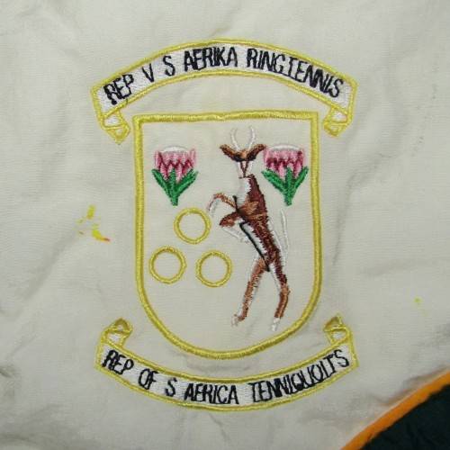 Sporting Memorabilia - Old Springbok Tenniquoits Ringtennis Tracksuit ...