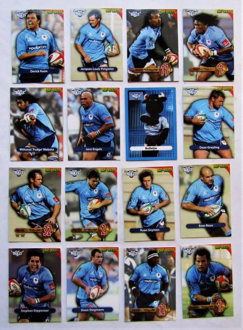 Sporting Memorabilia - Lot of 16 Blue Bulls Big Ball Rugby Trading ...