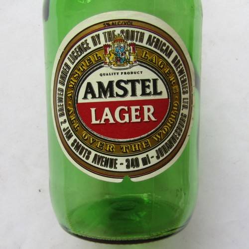 Bar Accessories - Old Amstel Lager 340ml Beer Bottle with Cap for sale ...