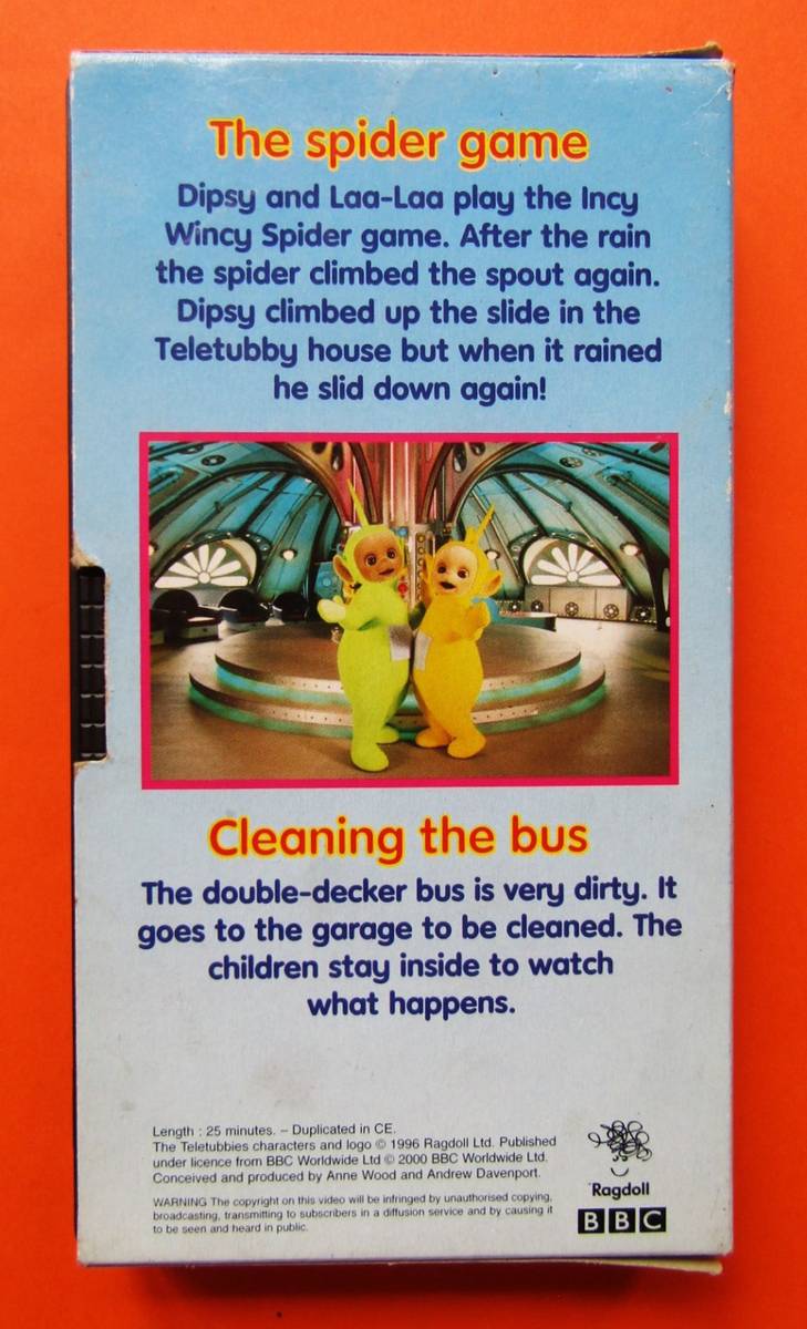 TV Series - Teletubbies - The Spider Game - VHS Video Tape (2000) for ...
