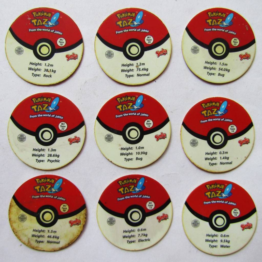 Trading Cards - Lot of 9 Pokemon WJ Tazo Slammers by Simba was sold for ...