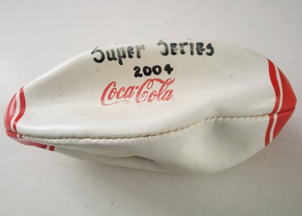 Sporting Memorabilia - Old Coca Cola Midi Size Rugby Ball was listed ...