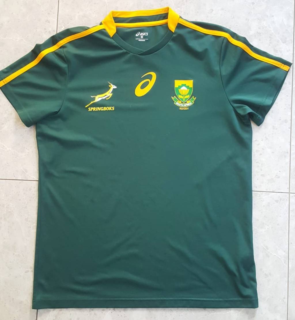 Sporting Memorabilia - Old Springbok Rugby Jersey - Large Size for sale ...