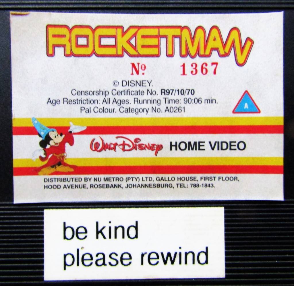 Movies - RocketMan - Walt Disney Movie VHS Tape (1997) for sale in ...
