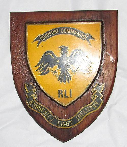 Plaques - Rhodesia - RLI Support Commando Plaque was sold for R261.00 ...