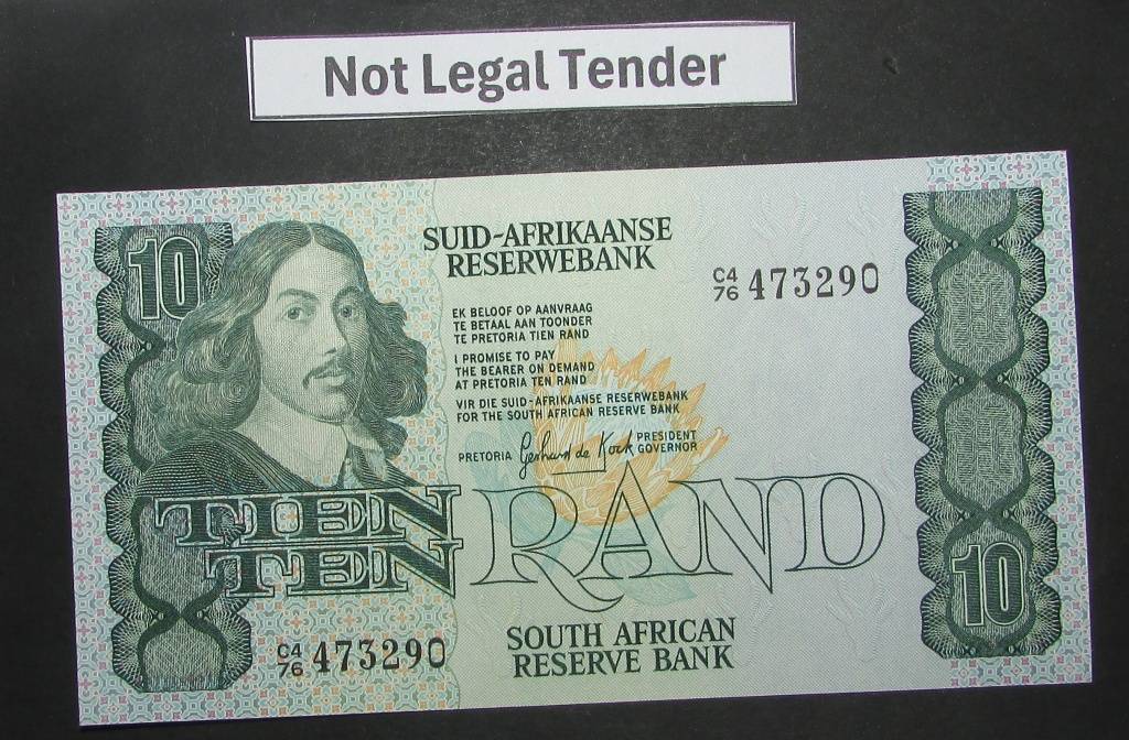 CL Stals - South African Ten Rand Note - UNC for sale in Middelburg (ID ...