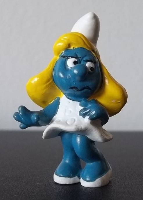 Classic Toys - Original Vintage SMURFETTE ! Peyo Hong Kong! Smurfs ...