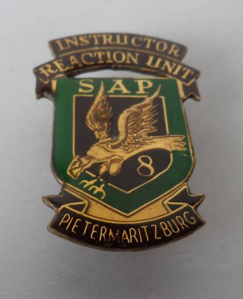 South African Police Services - SA Police Reaction Unit/Force Badge ...