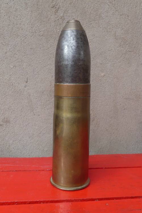 Other War Memorabilia - 1915 German WW1 Karlsruhe 37 mm shell 119A ...