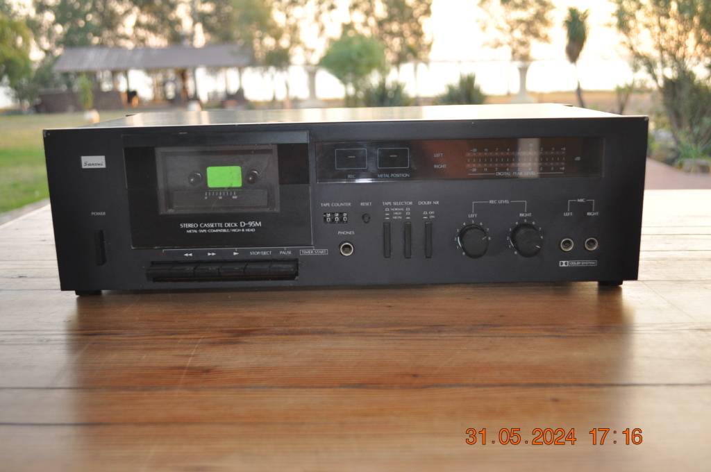 CD & Cassette Players - Old School Sansui 1980s Cassette Tape Deck ...