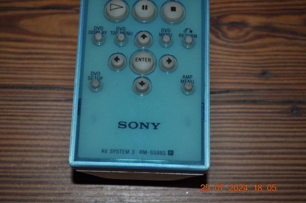 Remote Controls - Original Sony AV System 3 Remote Control RM-SS880 for ...