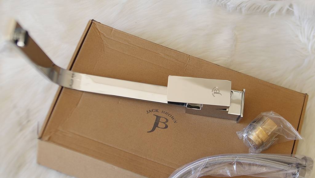 Sinks & Taps - Jack Brown Kitchen Mixer Tap with Hose - Chrome Silver ...