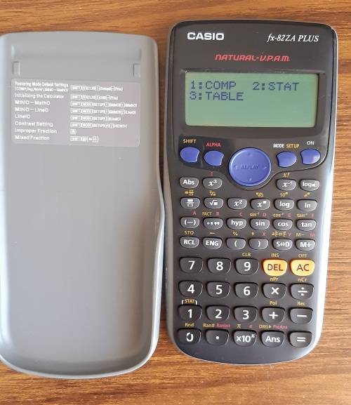 Calculators - CASIO Scientific Calculator FX-82ZA Plus was sold for ...